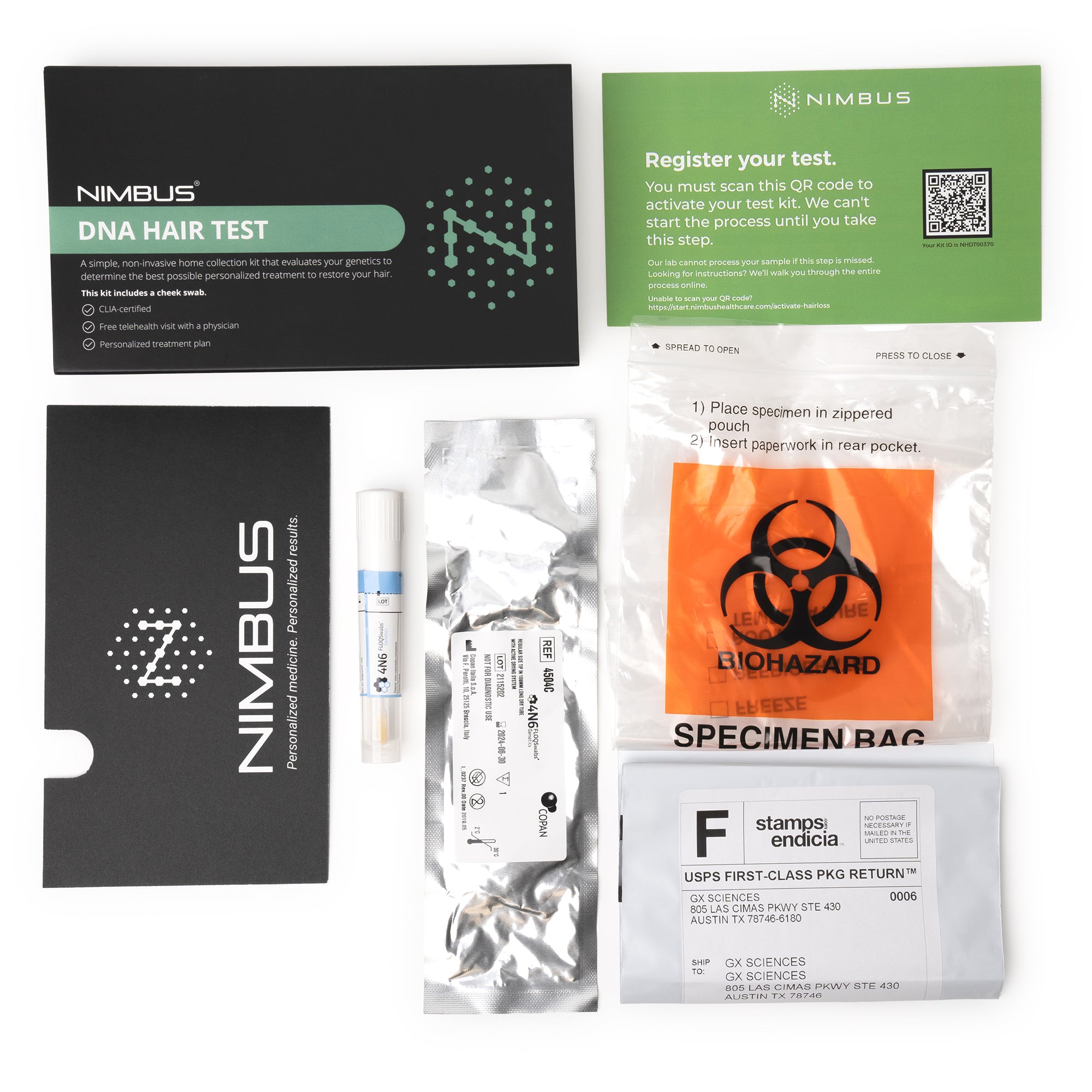 Nimbus Hair Loss DNA Test - At Home Genetics Test for Hair Loss– Nimbus ...